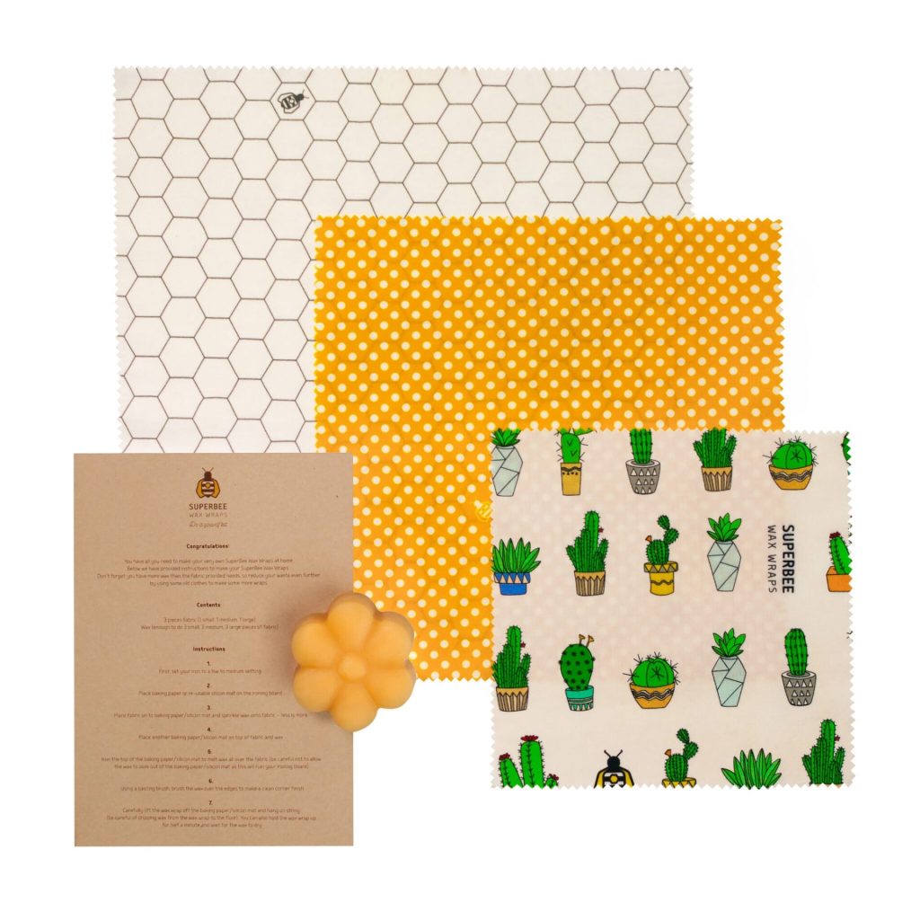 Beeswax Wraps, Beeswax Bags & DIY Bees Wrap food storage wraps